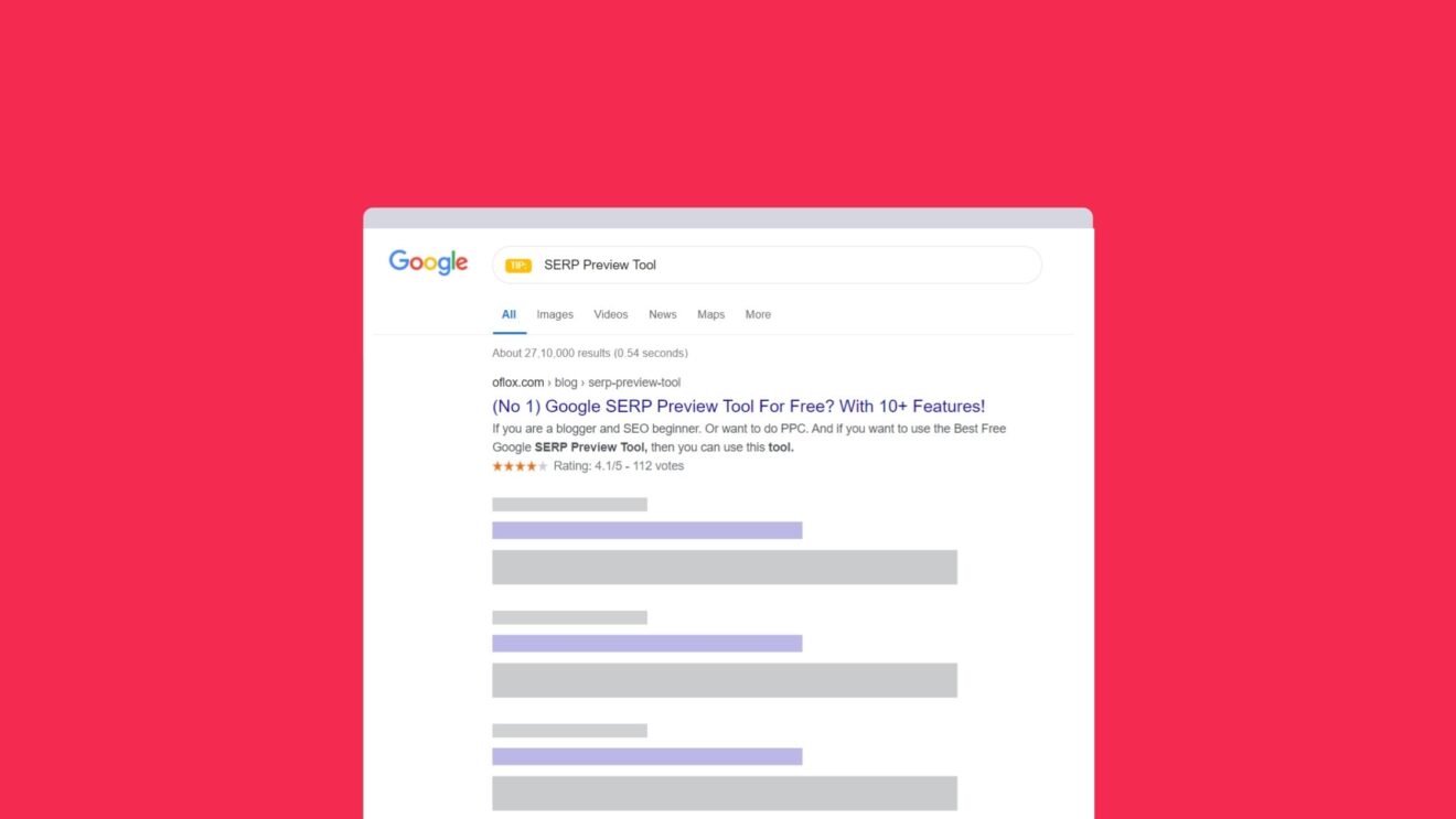 (No 1) Google SERP Preview Tool For Free? With 10+ Features!