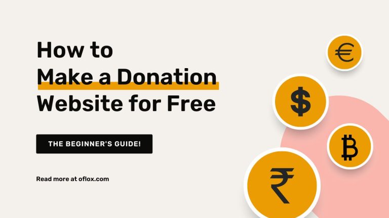 How to Make a Donation Website for Free: The Beginner's Guide!