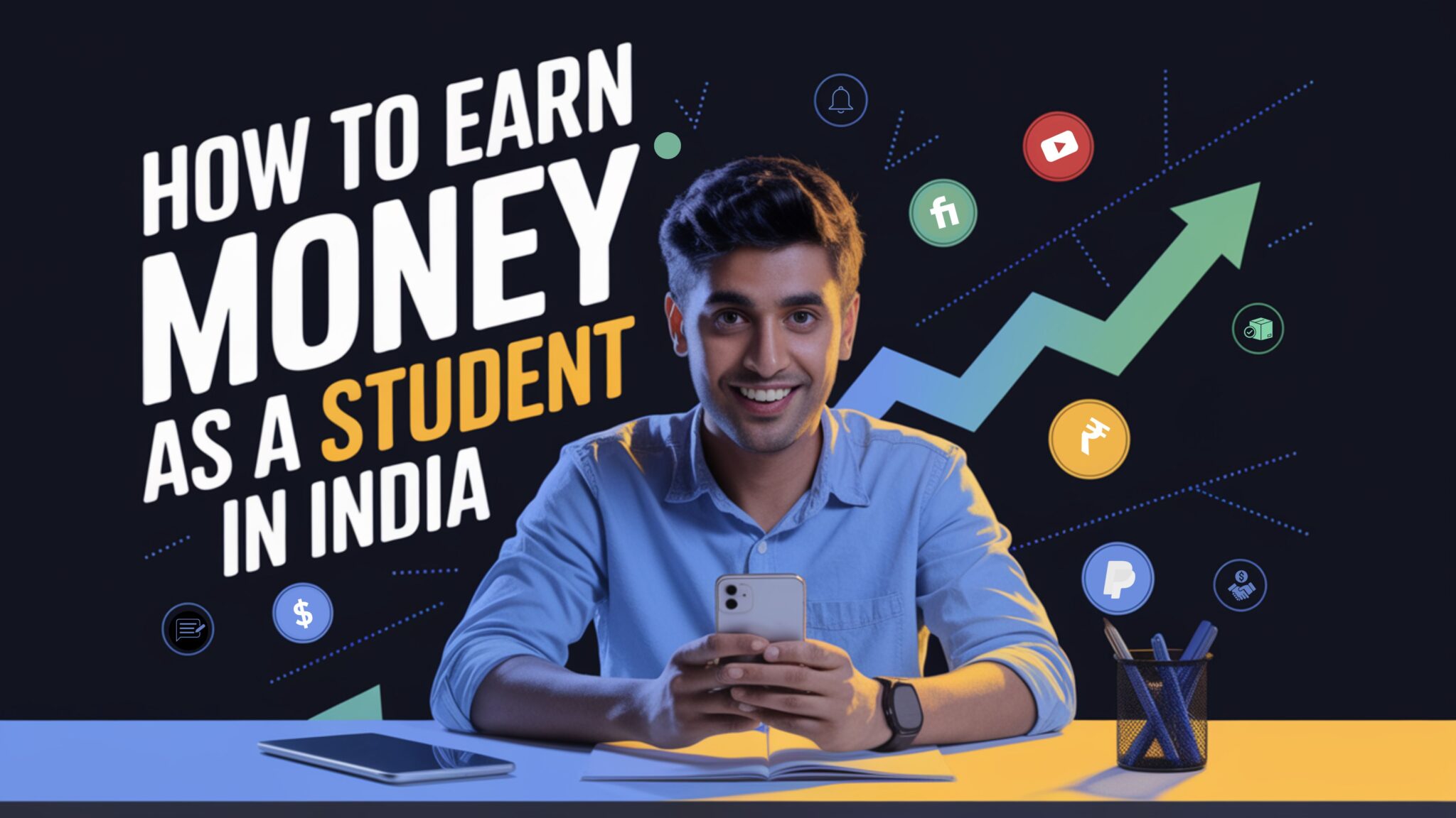 How to Earn Money Online as a Student in India: 20 Best Methods!