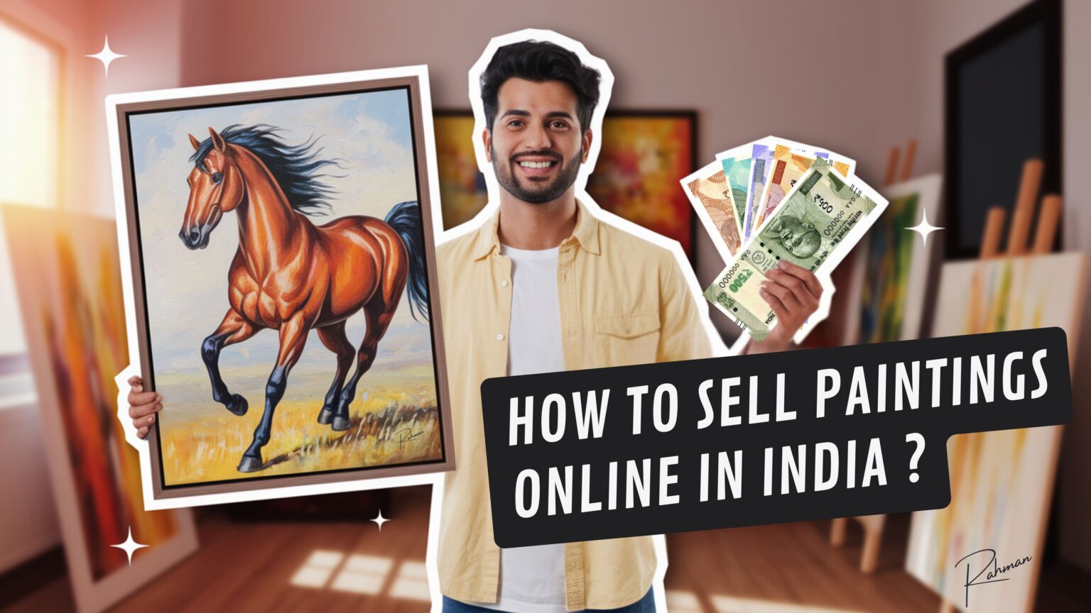 How to Sell Paintings Online in India: A Step-by-Step Guide!