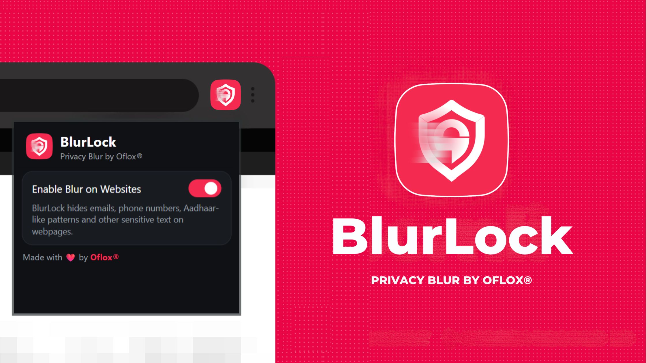 BlurLock – Privacy Blur by Oflox® (Chrome Privacy Extension)