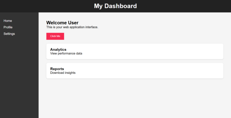 How to Create a Web Application Using HTML and CSS